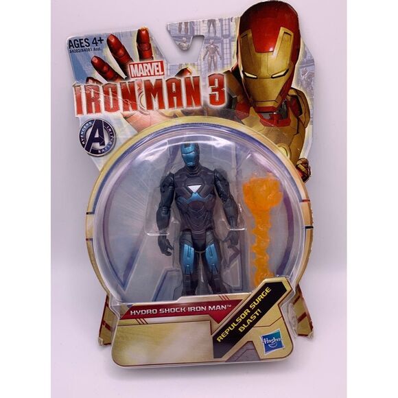 Marvel | Toys | Nib Iron Man 3 Hydro Shock Iron Man 375 Action Figure ...